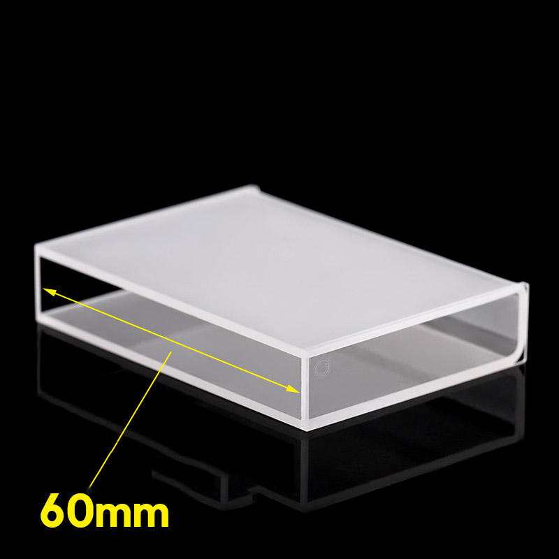 (VNE067) 21mL Standard Absorption Quartz Cuvette, Fused, Lightpath 60mm ...